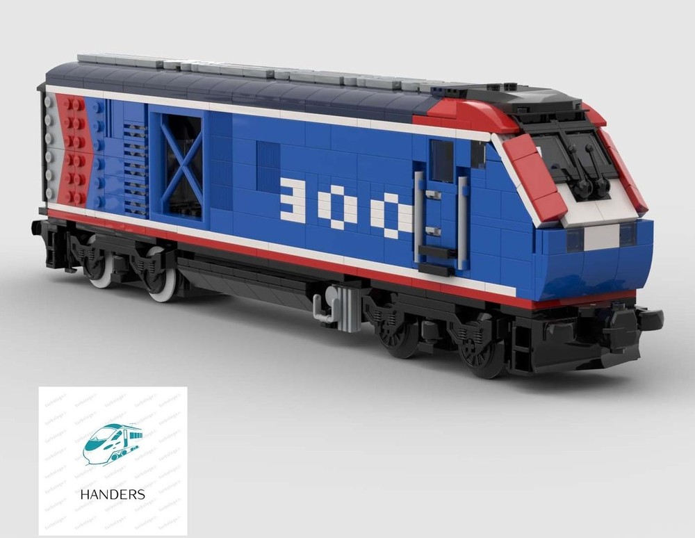 LEGO MOC US Heavy Diesel Locomotive by Handers | Rebrickable - Build ...