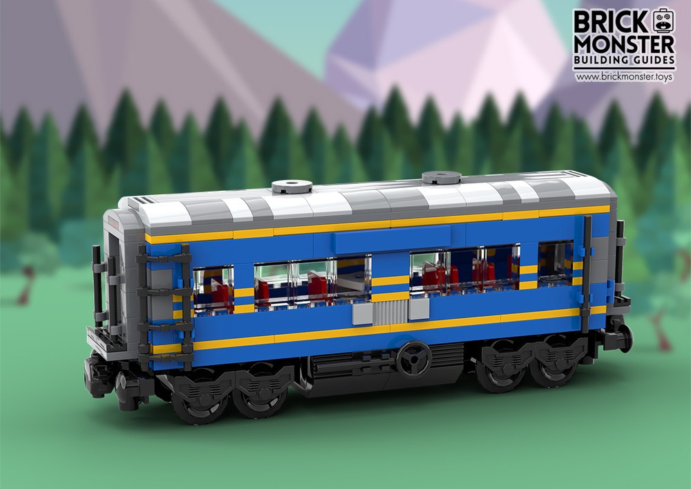 LEGO MOC Gwendolyn Passenger Train Car by brick_monster | Rebrickable ...