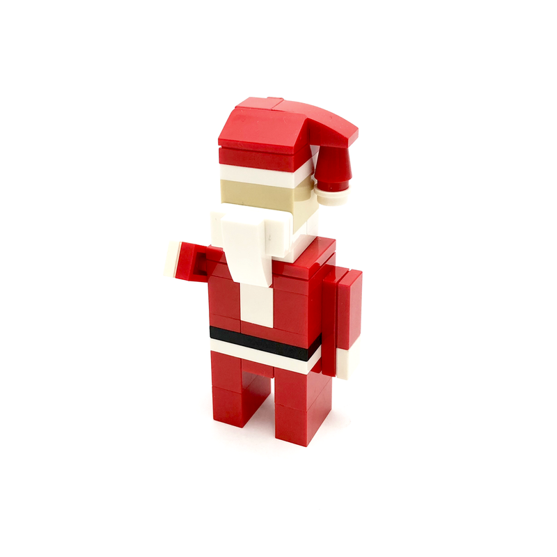 LEGO MOC Santa Claus Christmas Ornament by Lioncity Mocs | Rebrickable - Build with LEGO