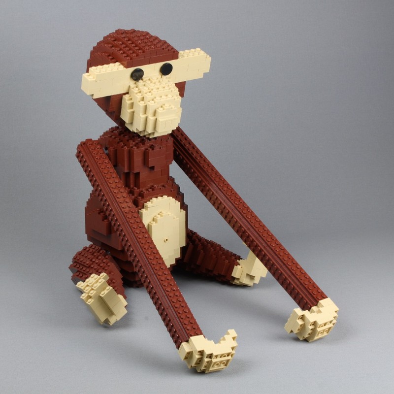 LEGO MOC Kay Bojesen Monkey - Medium Size by LasseD | Rebrickable ...