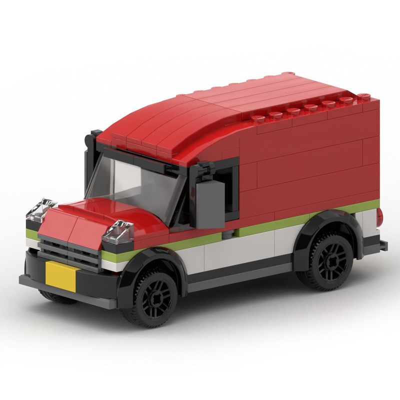 LEGO MOC City delivery van by Keep On Bricking | Rebrickable - Build ...