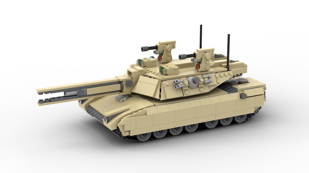 LEGO MOC M1A4 Future Abrams | 1:33 Minifigure Scale by DarthDesigner ...