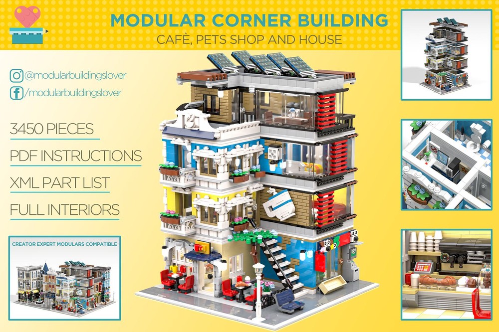 Lego Modular Buildings Instructions