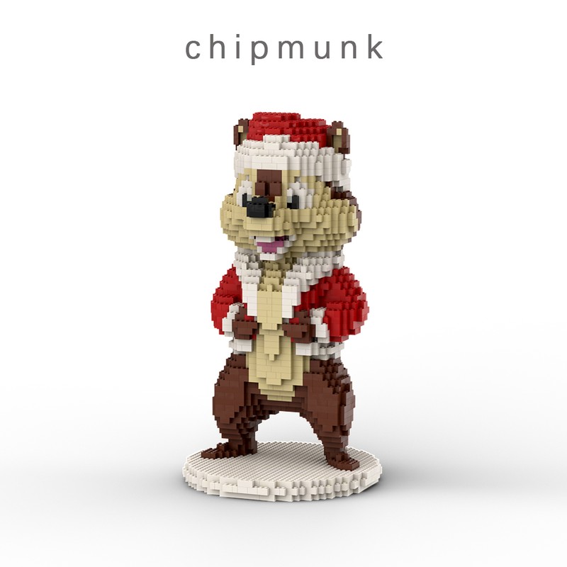 LEGO MOC chipmunk by xiaowang | Rebrickable - Build with LEGO