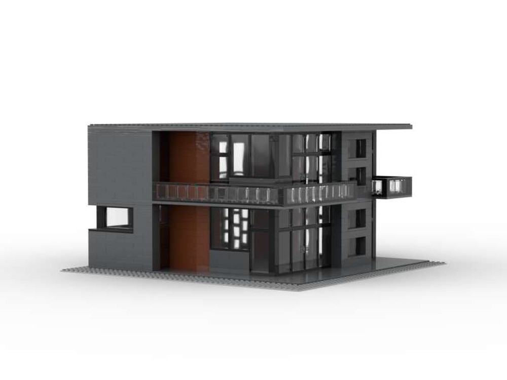 LEGO MOC Modern House 2 by Legomodernist | Rebrickable - Build with LEGO
