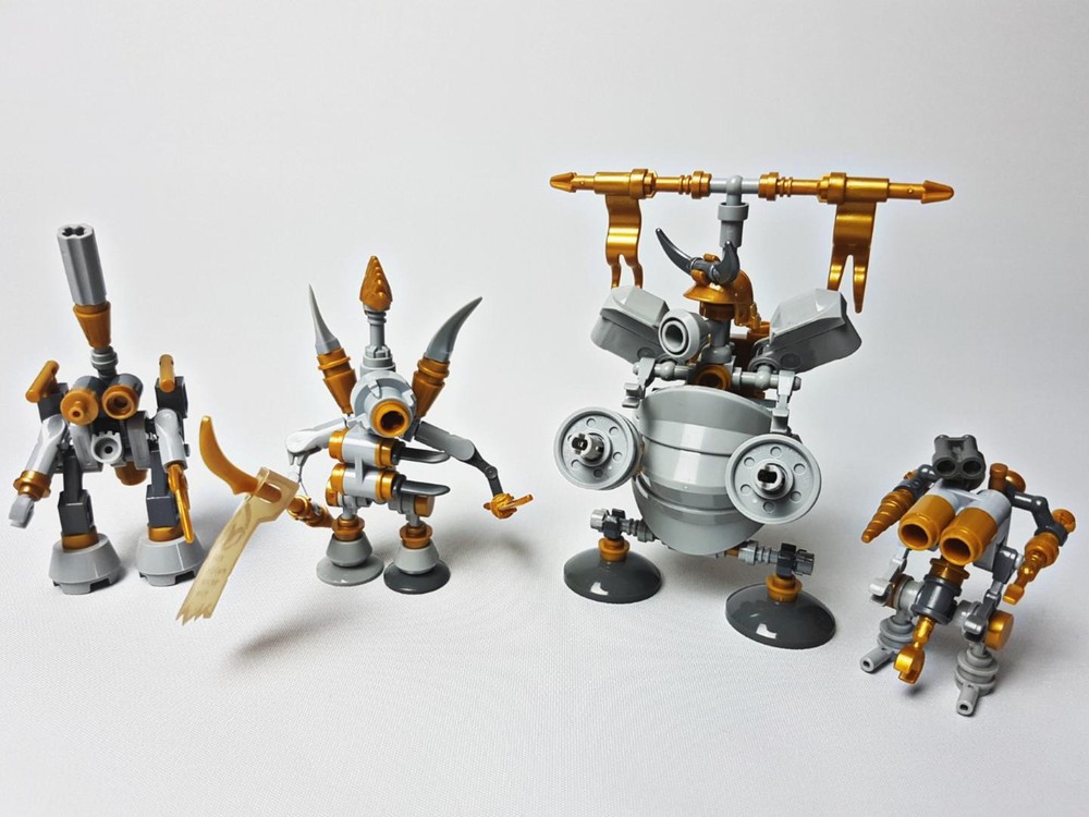 LEGO MOC B-Team - Golden Bots by the_bricked_cave | Rebrickable - Build ...