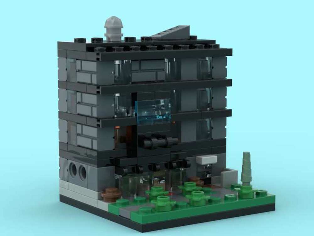 LEGO MOC Micro Appartements building by RLanoue | Rebrickable - Build ...