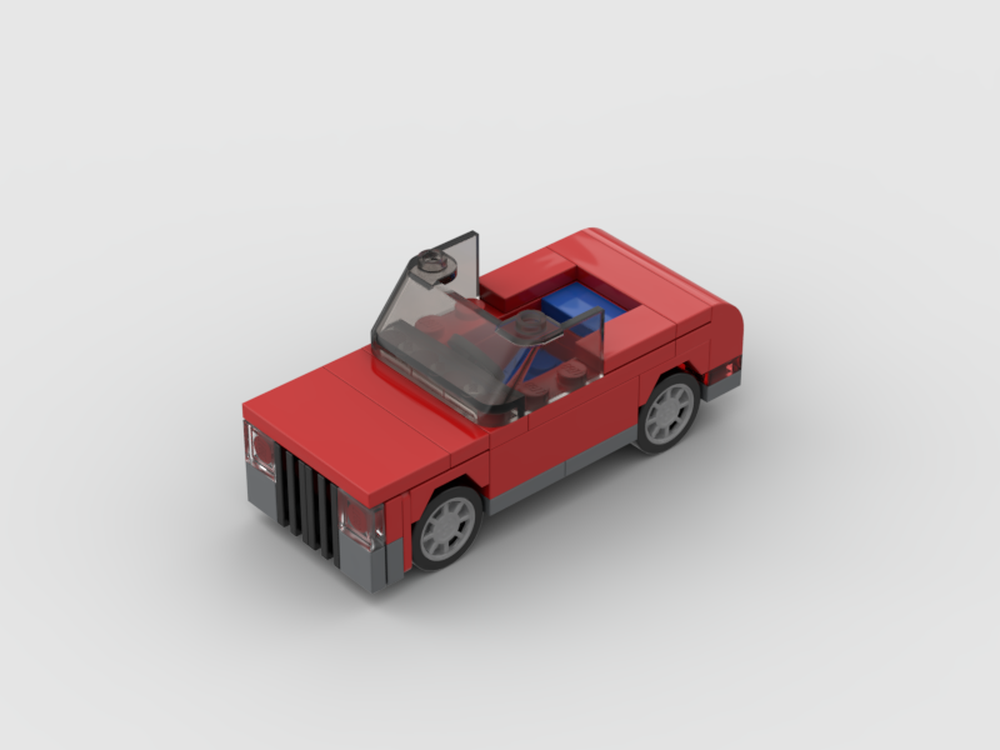 LEGO MOC Small red convertible by ngotronghieu118 | Rebrickable - Build ...