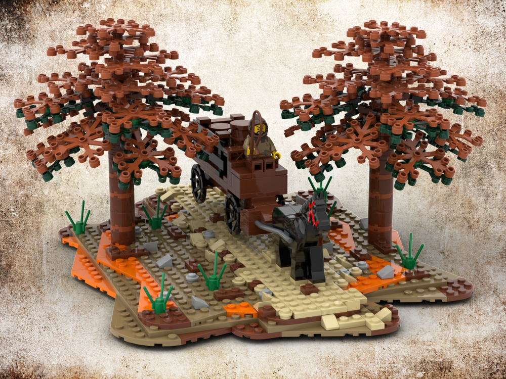 LEGO MOC Medieval Carriage by gabizon | Rebrickable - Build with LEGO