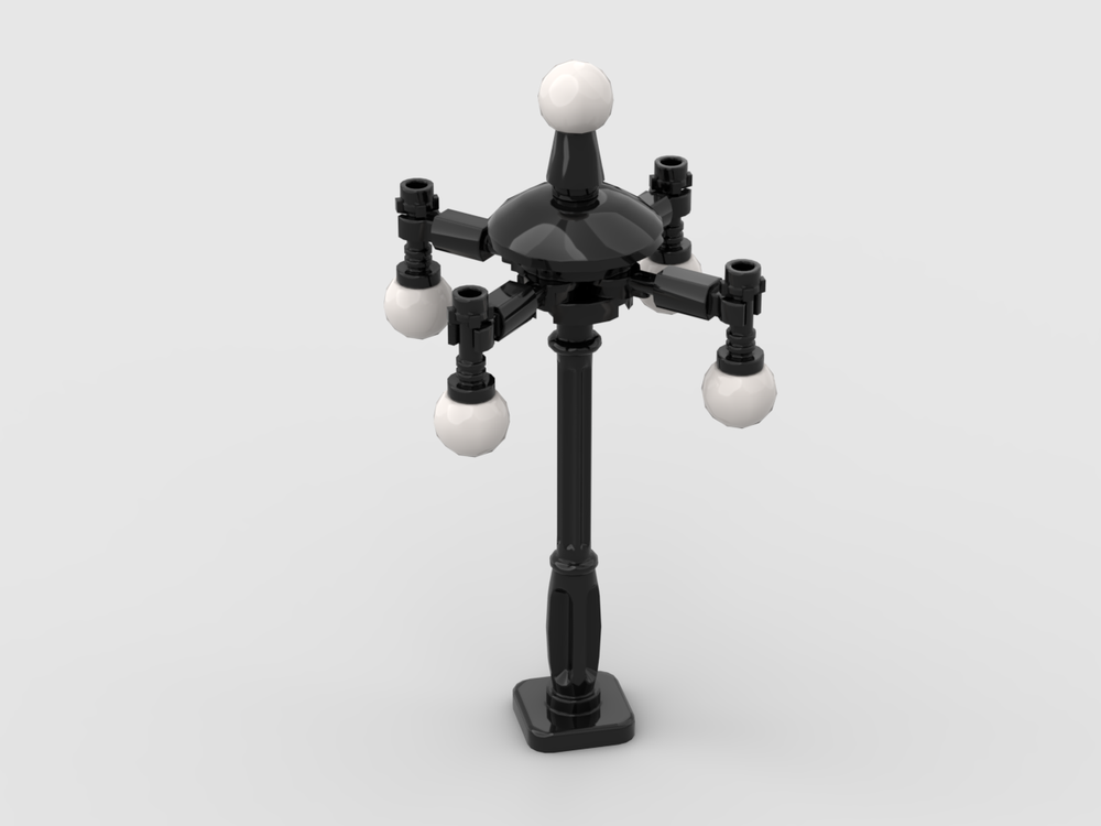 LEGO MOC Victorian Streetlight by dejo | Rebrickable - Build with LEGO