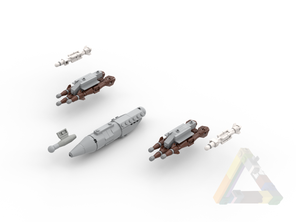 LEGO MOC Bombs set N°1 for the Rafale M by salim91210 | Rebrickable ...