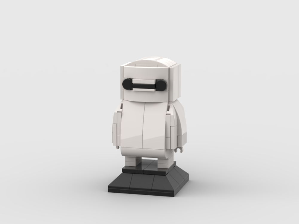 LEGO MOC Baymax BrickHeadz by plan | Rebrickable - Build with LEGO