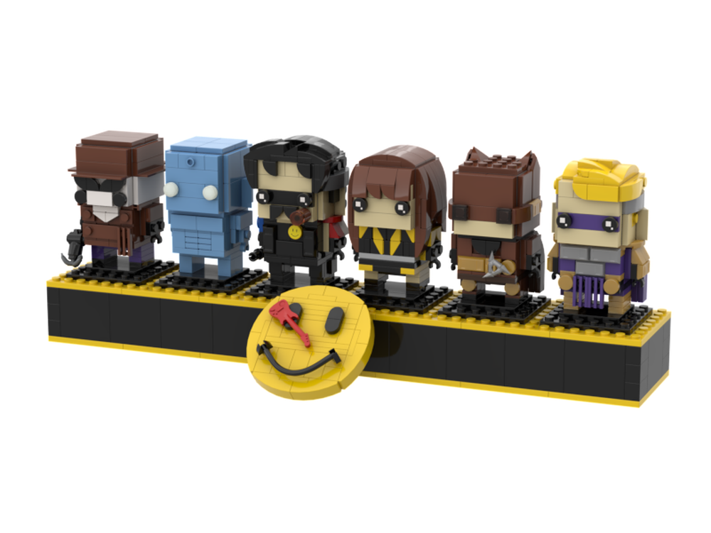 LEGO MOC Watchmen Brickheadz with display base by FMbricks ...