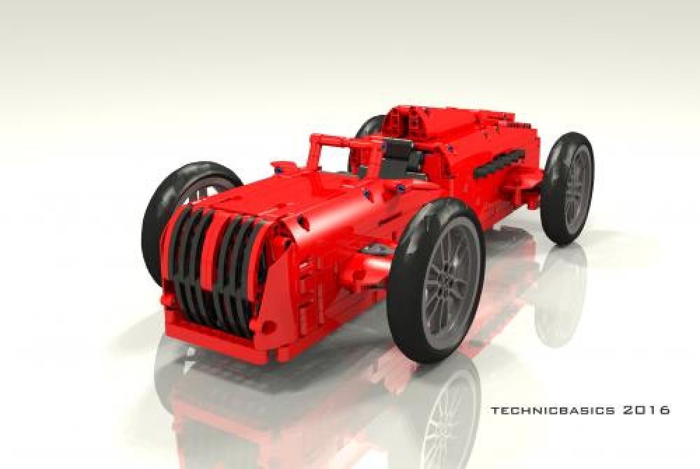 LEGO MOC Red Road Racer by technicbasics | Rebrickable - Build with LEGO