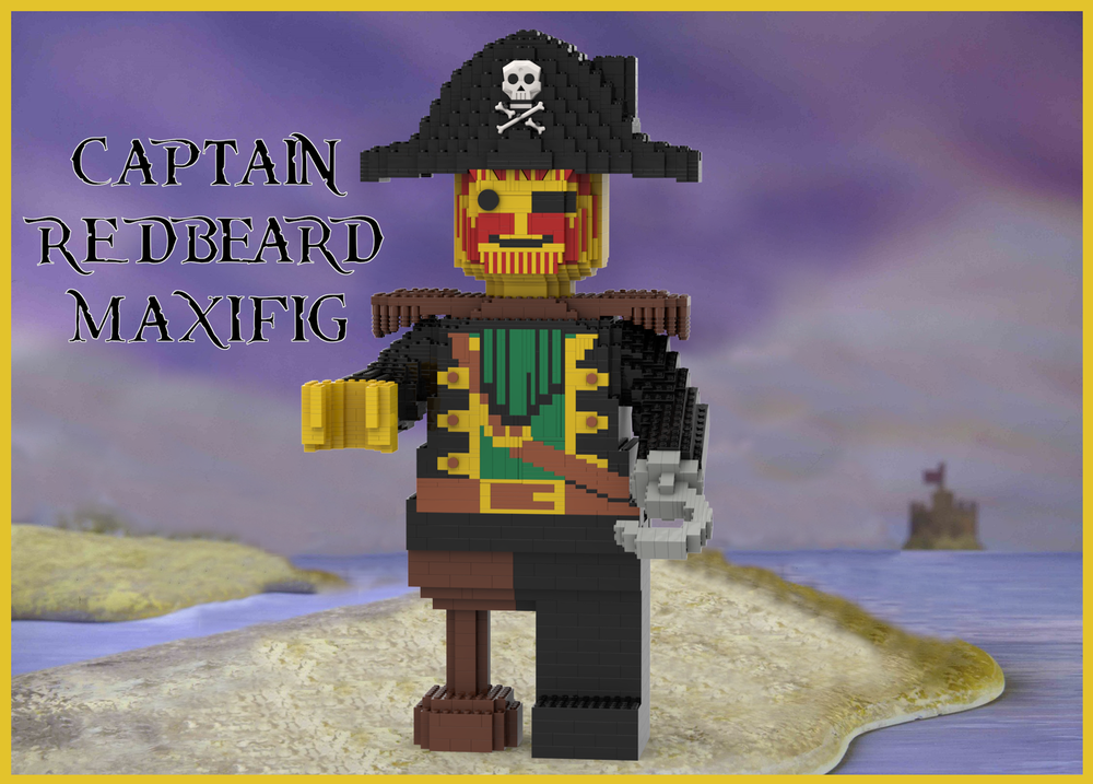 LEGO MOC Captain Redbeard Pirate Maxifig by Boomchild | Rebrickable ...