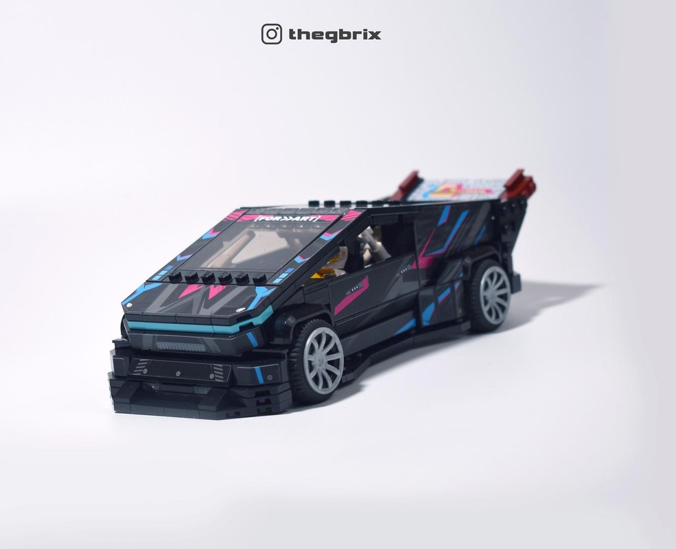 LEGO MOC Tesla Cybertruck Drift Version (Hoonigan Style) by thegbrix ...