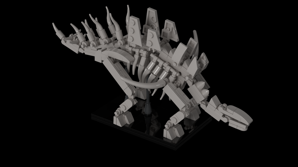 LEGO MOC Kentrosaurus Fossil by Spinobreaker | Rebrickable - Build with ...