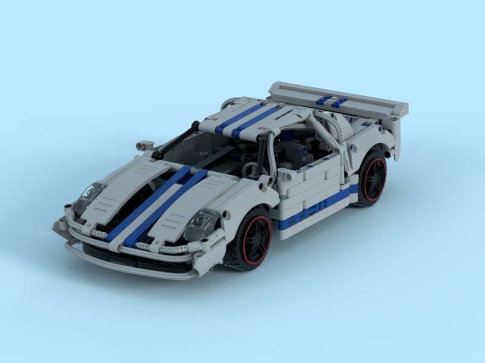 LEGO MOC Ford GT 40 with Powered Up by Target86 | Rebrickable - Build ...
