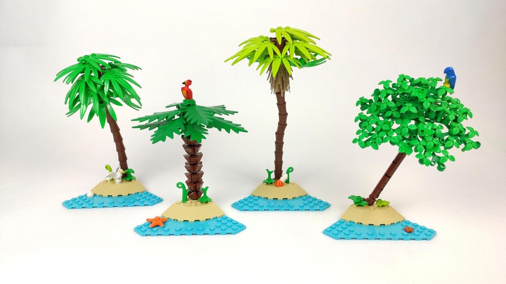 LEGO MOC Palm Trees by Cube Brick | Rebrickable - Build with LEGO