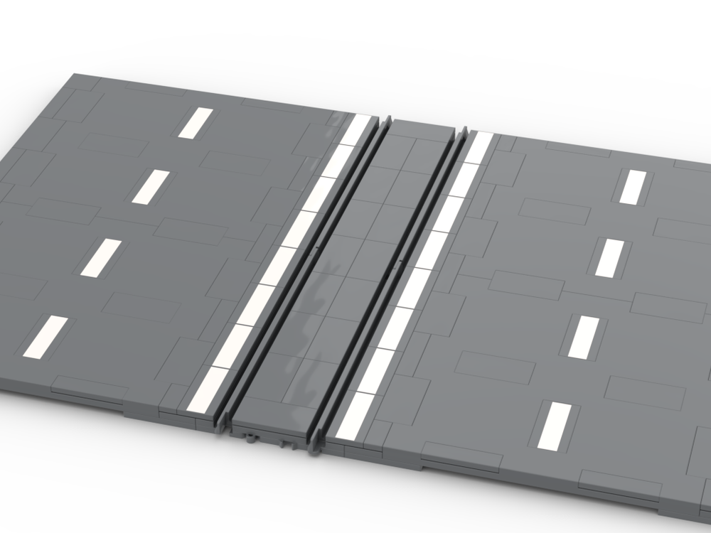 LEGO MOC 60304 and 60205 Road and Rail by Dujk | Rebrickable - Build ...