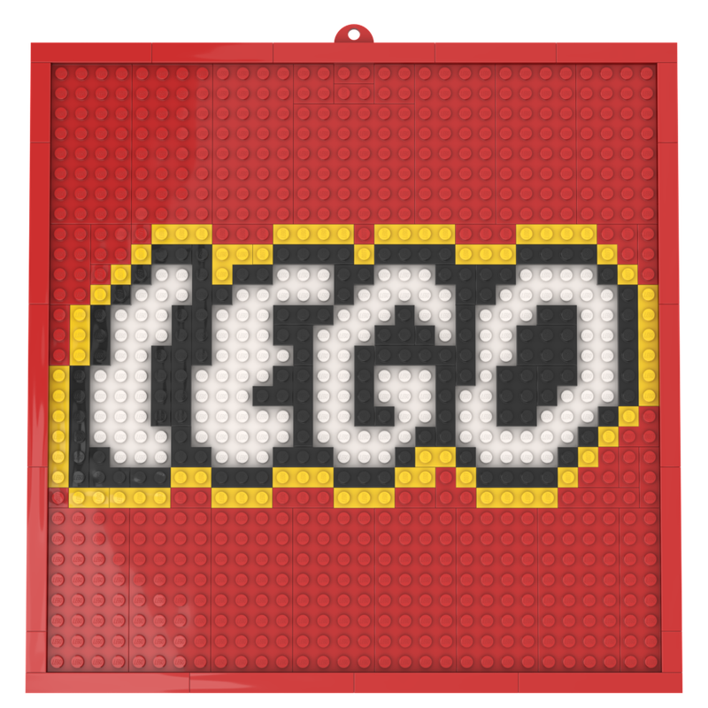 LEGO MOC Lego logo Mosaic 32x32 by Bricks_Kenobi | Rebrickable - Build ...