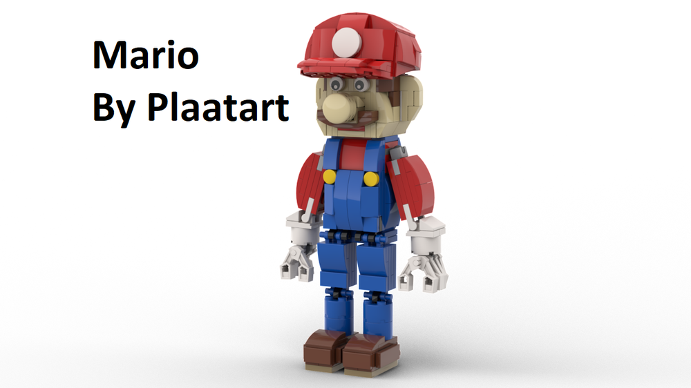 LEGO MOC Mario from Mario's Kart MOC by Plaatart | Rebrickable - Build ...