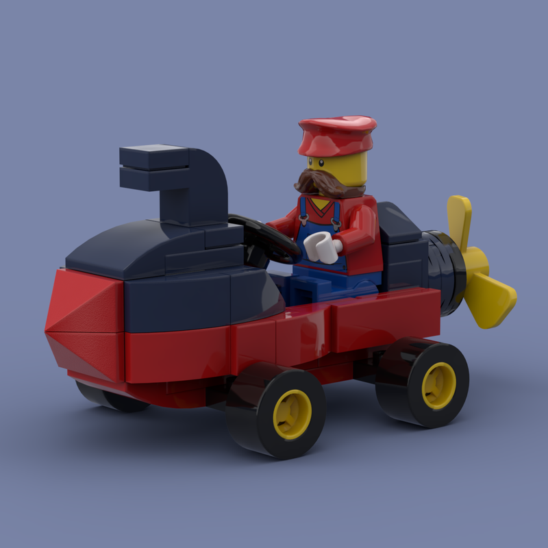 LEGO MOC Mario Kart - Steel Driver by bric.ole | Rebrickable - Build ...