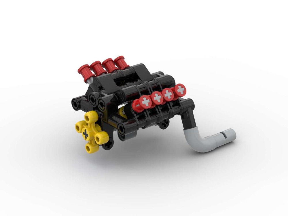 LEGO MOC V8 piston engine (6x6x5 studs) by SUPER8_LTG | Rebrickable ...