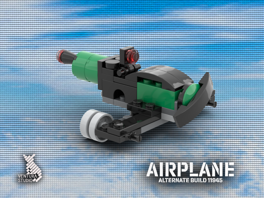 LEGO MOC Airplane by Pack of Bricks | Rebrickable - Build with LEGO