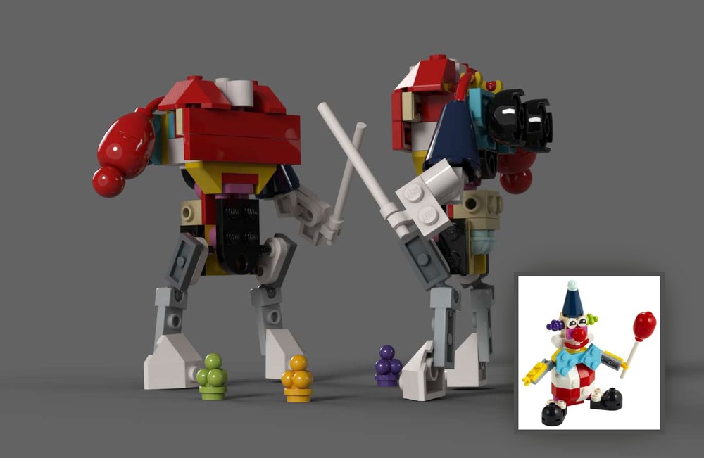 LEGO MOC CLOWNBOT 30565 by LDM | Rebrickable - Build with LEGO