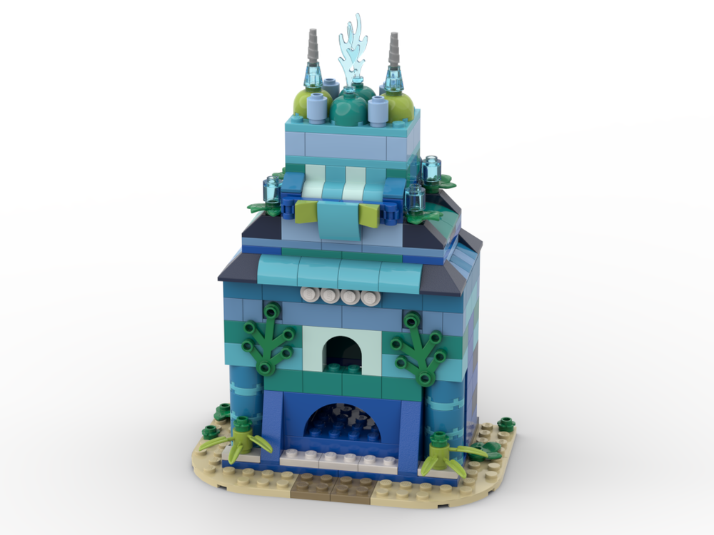 LEGO MOC 11011 Poseidon's palace by Lenarex | Rebrickable - Build with LEGO