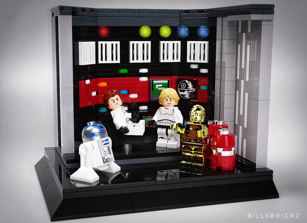 LEGO MOC Thats No Moon Control Room by Billsbrickz | Rebrickable ...