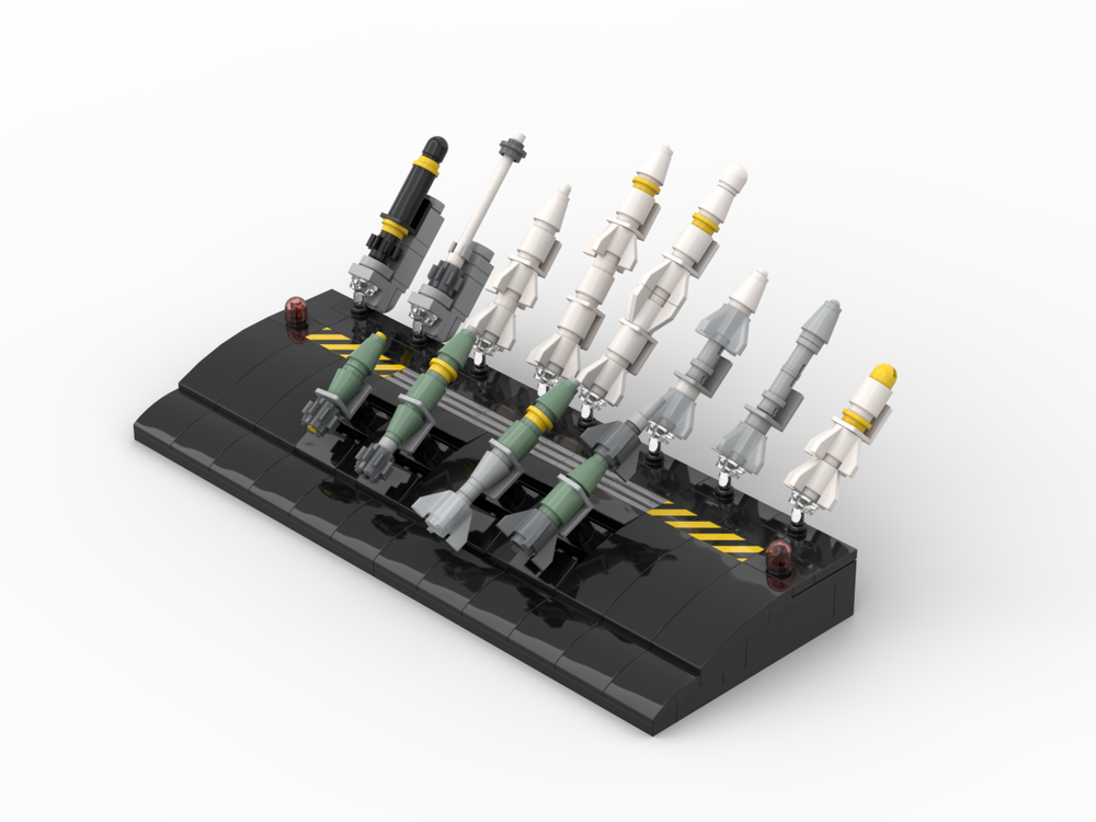 LEGO MOC Desktop Ordnance Display by DrunkleWade | Rebrickable - Build ...