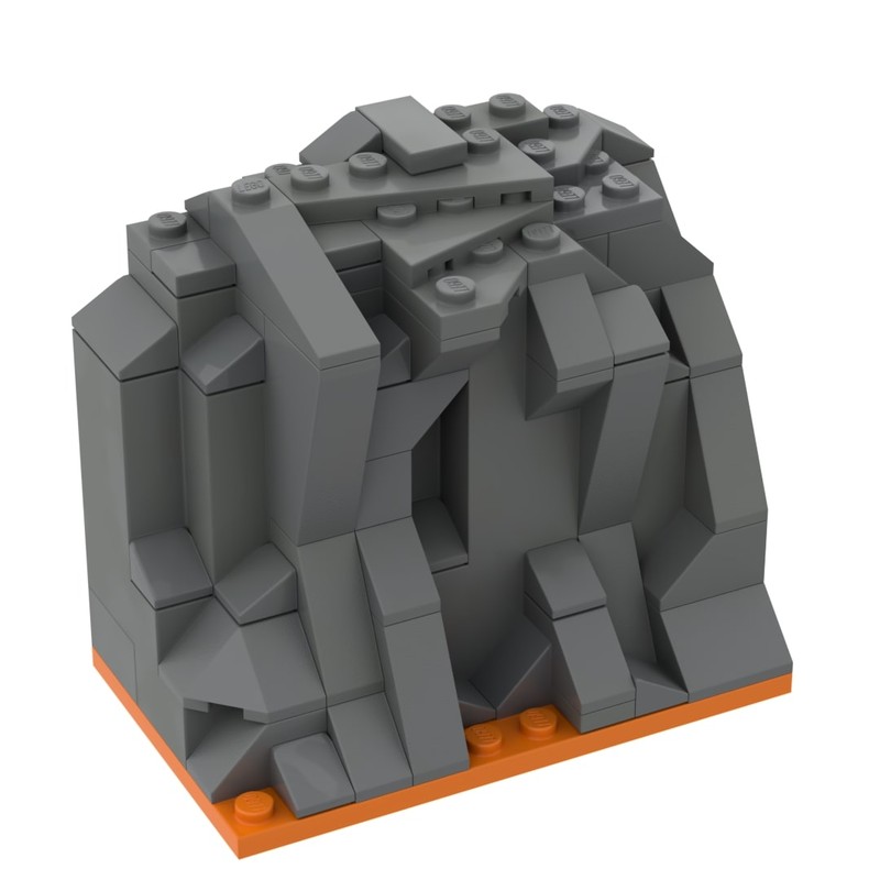 LEGO MOC Rocky Facade by Romans 12:2 | Rebrickable - Build with LEGO