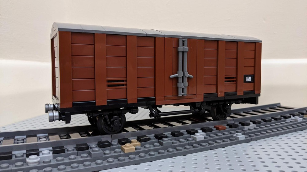 LEGO MOC European Boxcar by Joelbrown5968 | Rebrickable - Build with LEGO