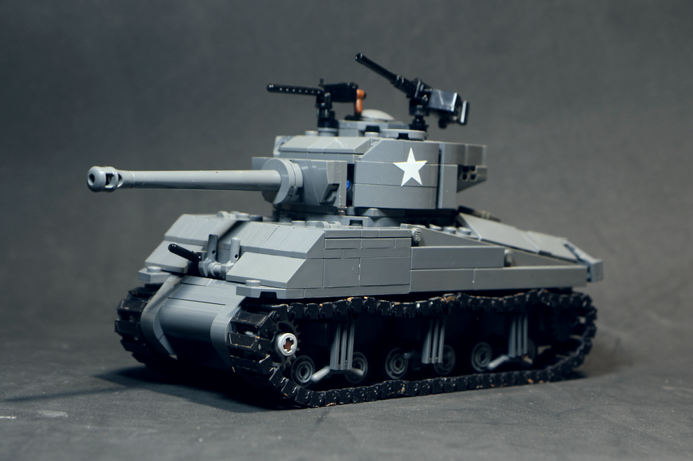 LEGO MOC M4A3E2 Sherman "Jumbo" Tank by Twin_Bricks | Rebrickable ...