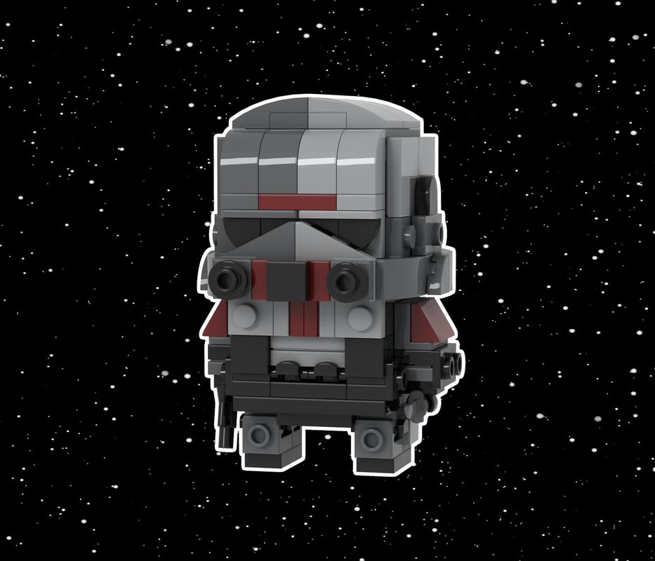 LEGO MOC Bad Batch Hunter Brickheadz by Leonimocs | Rebrickable - Build ...
