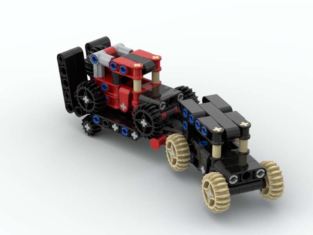 LEGO MOC CAR WITH CAR TRANSPORTER by Philtech | Rebrickable - Build ...
