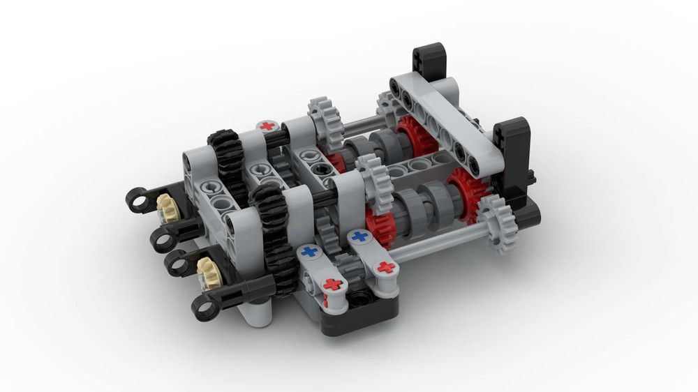 LEGO MOC Lego technic two speed gearbox by Brickmind63 | Rebrickable ...