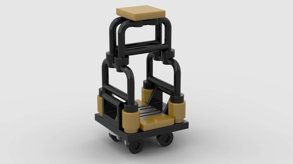 LEGO MOC Hotel Baggage Trolley v1 by gmanjozi | Rebrickable - Build ...