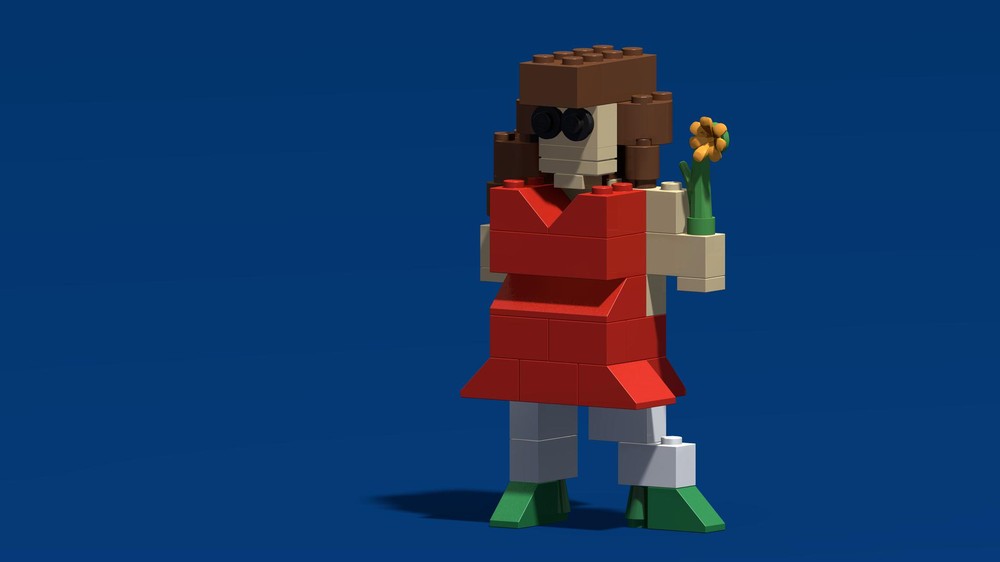 LEGO MOC BYGGLEK Lady in Red by mattking4 | Rebrickable - Build with LEGO