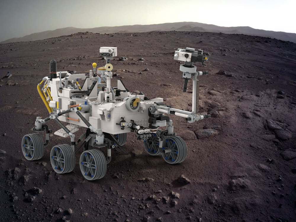 Mars Curiosity Rover Scale Model
