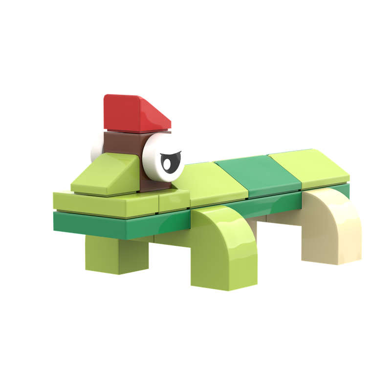 LEGO MOC Lizard by DoonsterBuildsLego | Rebrickable - Build with LEGO