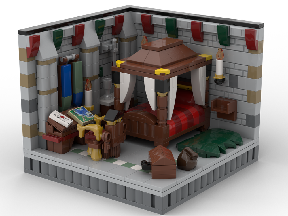 LEGO MOC King's bedroom by Huebre | Rebrickable - Build with LEGO