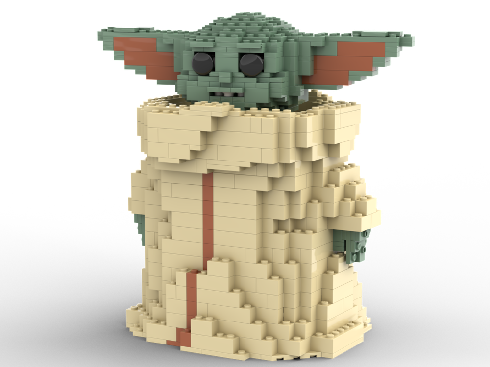 LEGO MOC Grogu "The Child" by CreationCaravan (Brad Barber ...