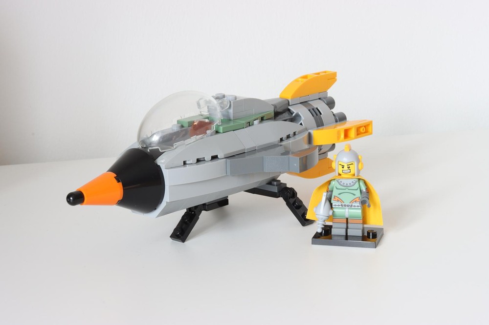 LEGO MOC Retro Space Ship for Retro Spaceman CMF from 2017 by williweb ...