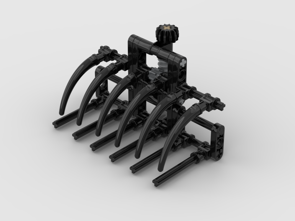 LEGO MOC Hay Fork for Compact Loader by thirdwigg | Rebrickable - Build ...