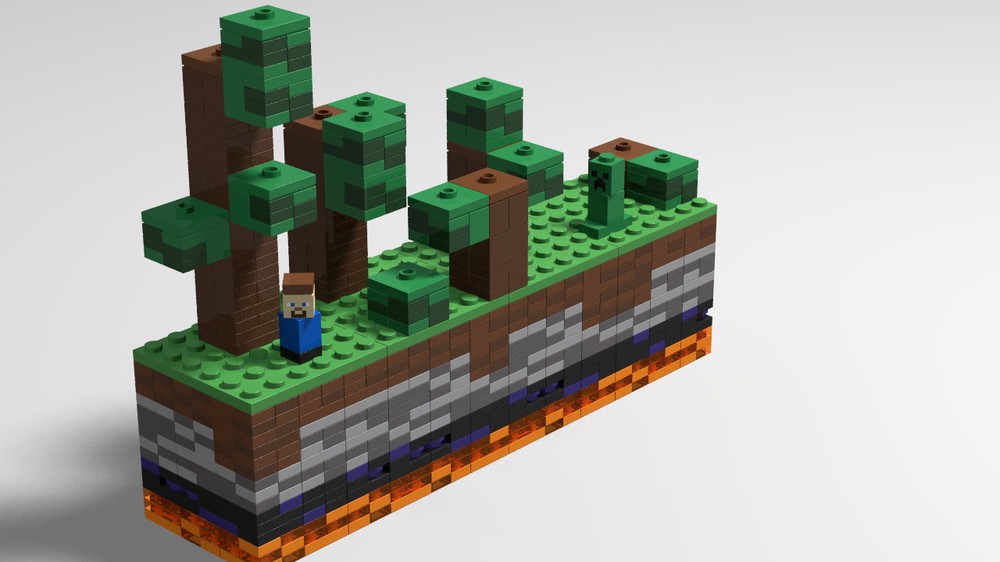 Lego Minecraft Steve Micro