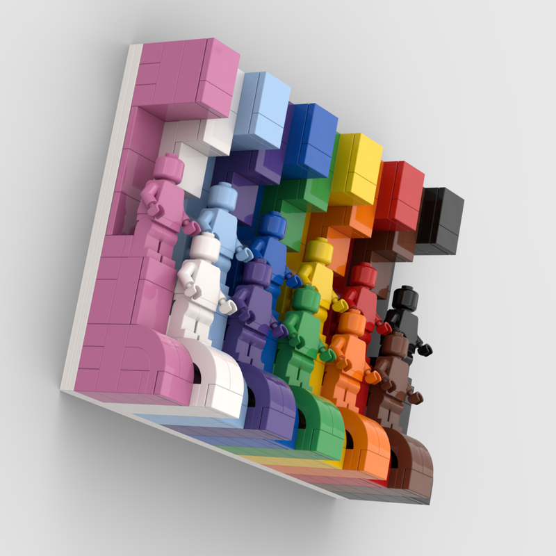 LEGO MOC SHOWING EVERYONE IS AWESOME by ChenXiang | Rebrickable - Build ...