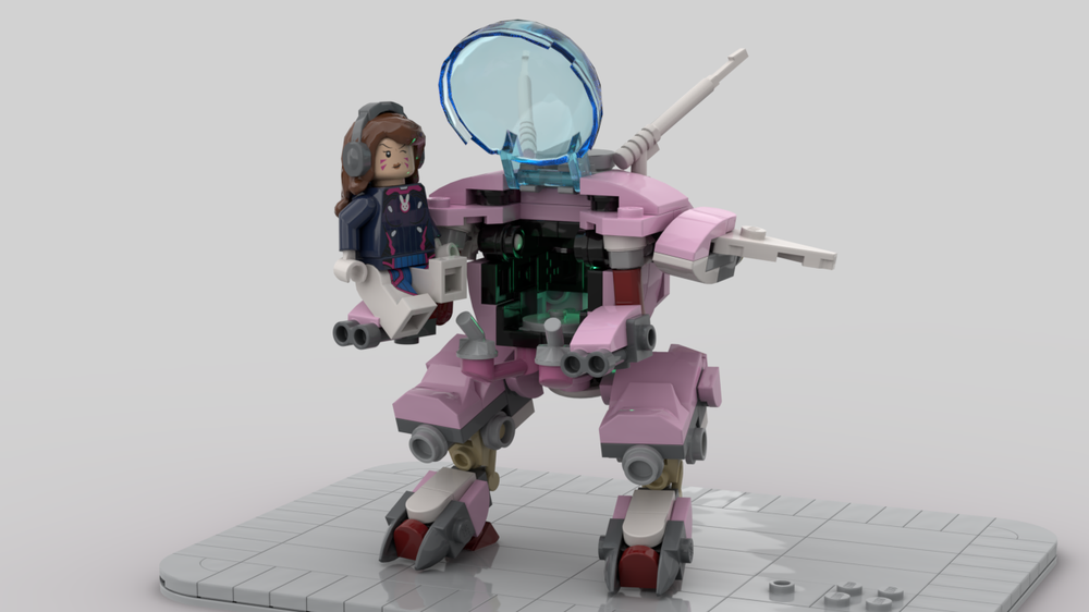 LEGO MOC Overwatch D.VA by Alex_Qwerty | Rebrickable - Build with LEGO